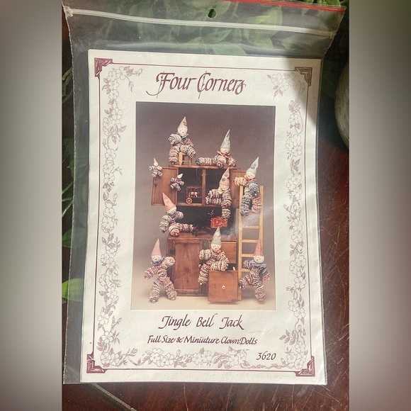 Four Corners | Other | Jingle Bell Jack Full Size Minature Clown Dolls ...